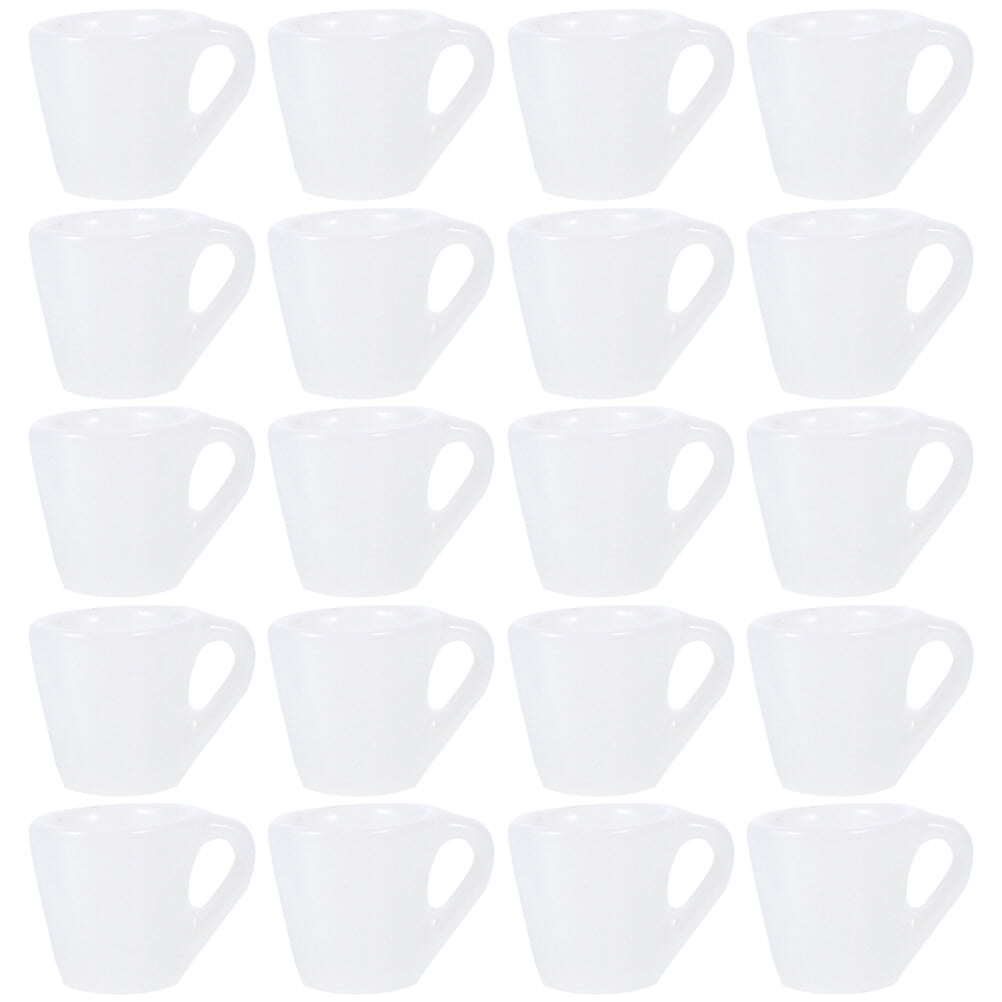 Entireivity 20pcs Miniature Tea Cups Resin Mini Coffee Mugs Mini Doll ...