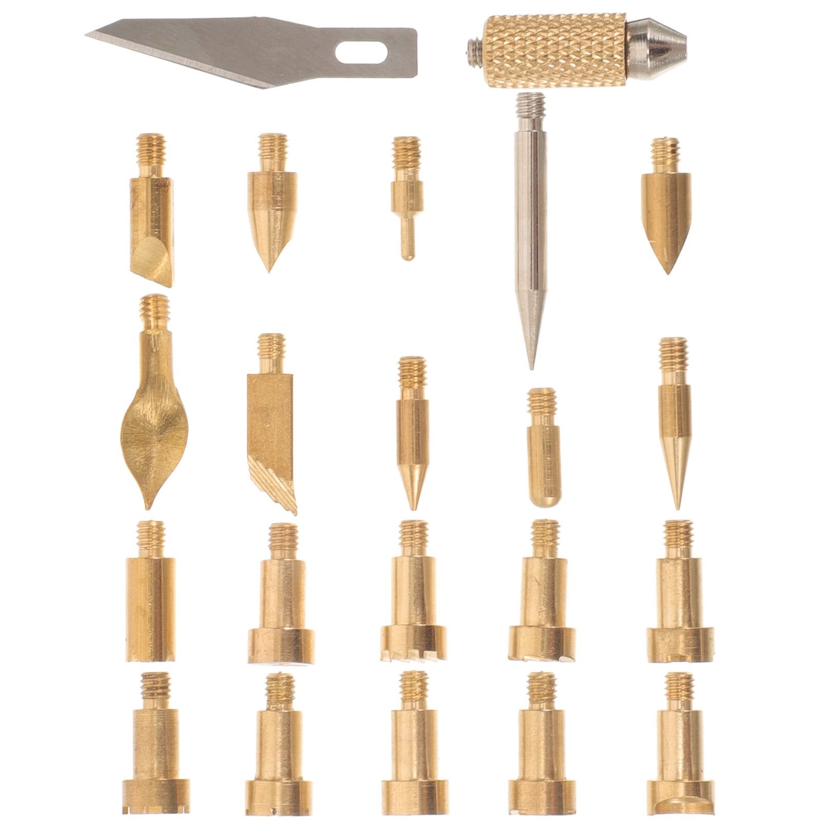 Entireivity 22Pcs Wood Burning Machine Tip Burner Pen Tip Wood Burner ...