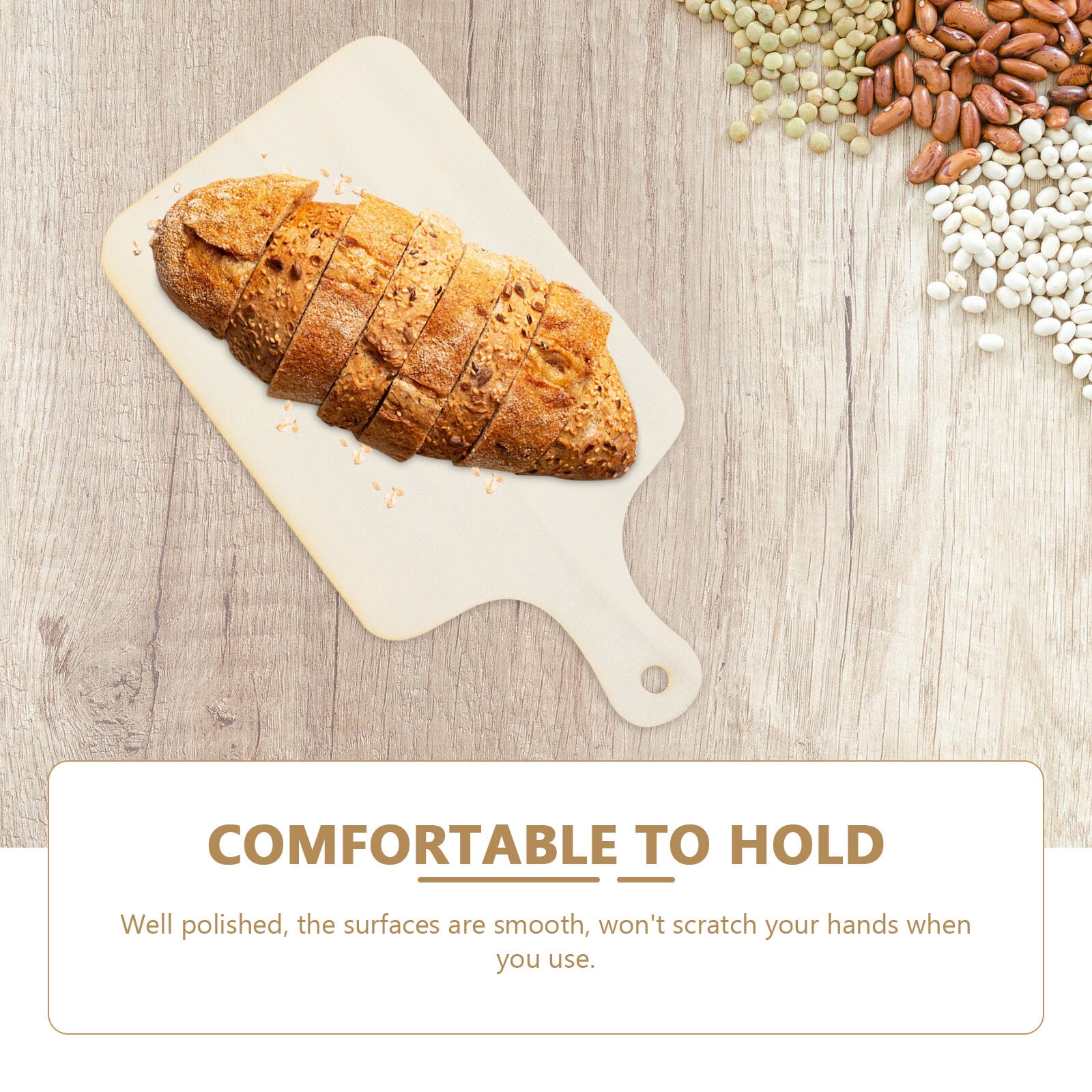 Raindrops Chopping Board Wooden Mini Cutting Board Brown 2Pcs 11.8X6 ...