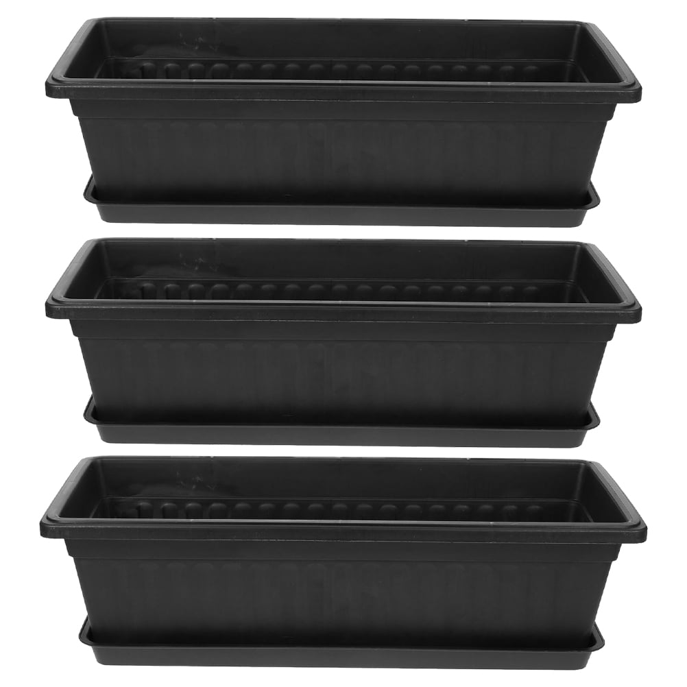 Entireivity 3 Sets of Plastic Gardening Pots Starter Pots Flower Orchid ...