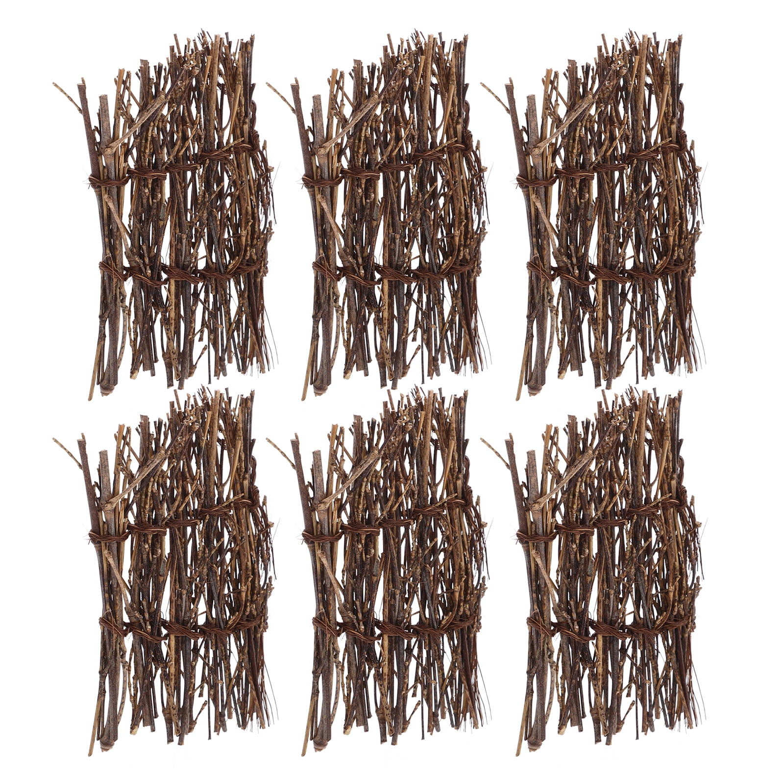 Entireivity 6pcs Restaurant Decoration Bamboo Fence Tray for Japanese ...