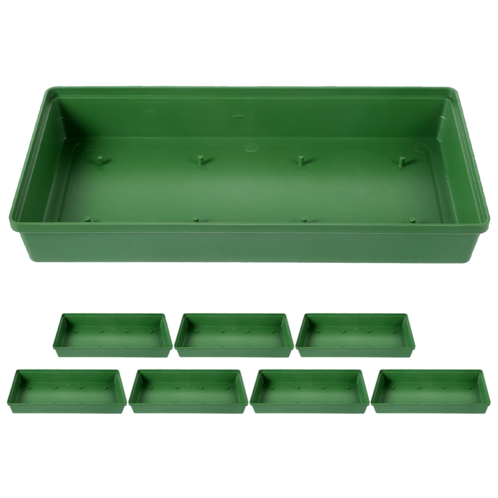 8Pcs Floral Arrangement Supplies Plastic Foam Trays for Home in Green ...