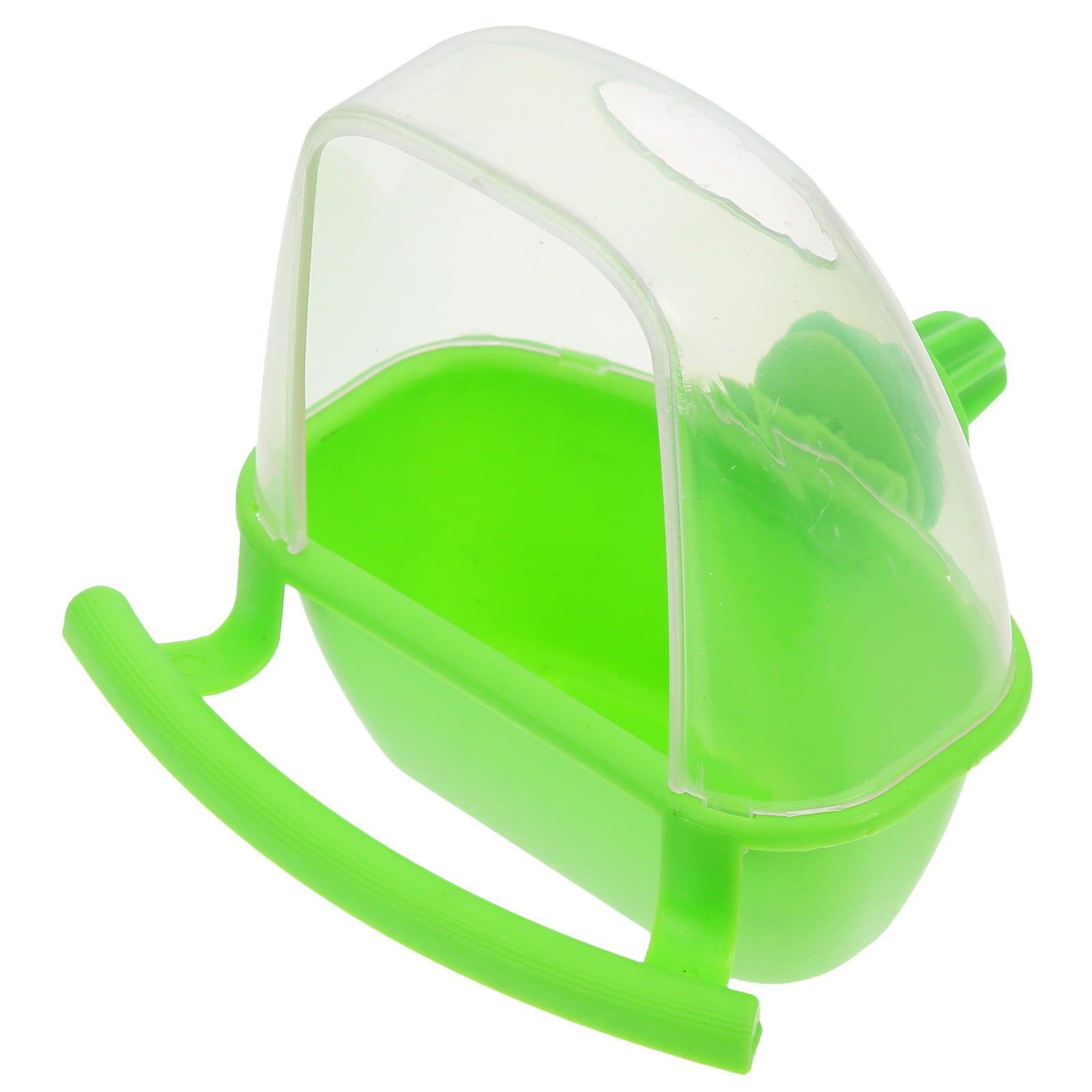 Entireivity Clear Bird Food Container Splash-Proof Bird Feeder Birdcage ...