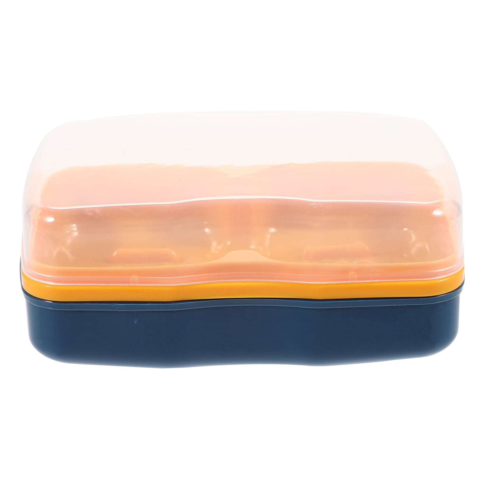 Entireivity Compartment Soap Box Large-capacity Soap Storage Holder ...