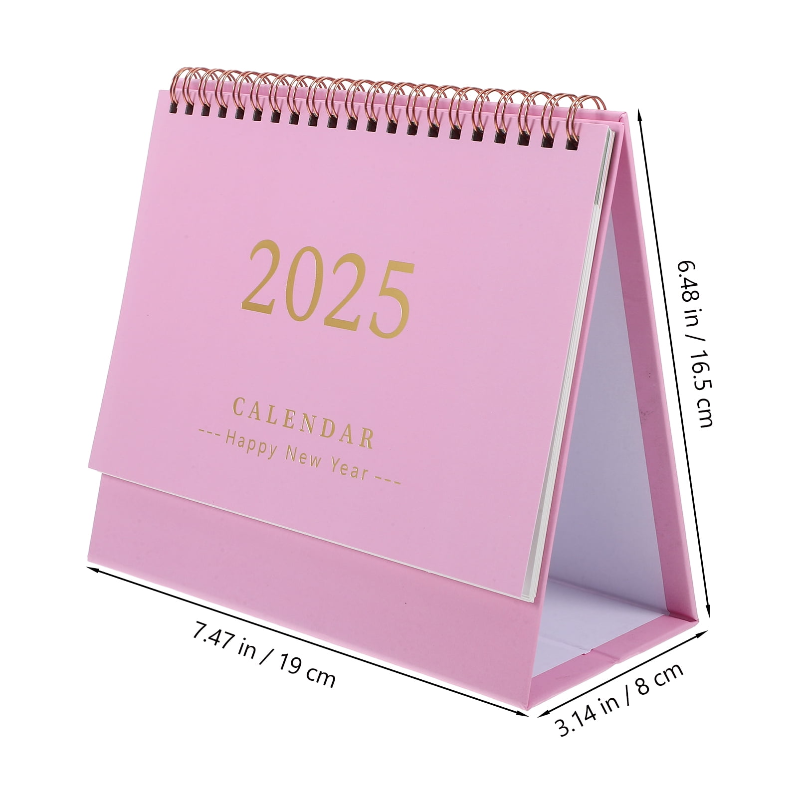 Entireivity Desktop Calendar Paper Calendar Decor Portable Calendar ...