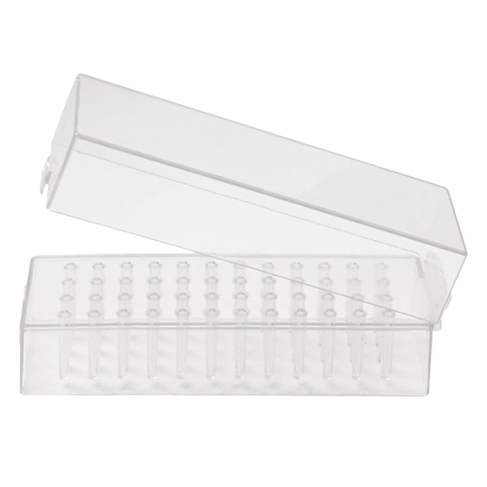 Entireivity Nail Drill Bits Storage Box Sturdy Plastic Manicure ...