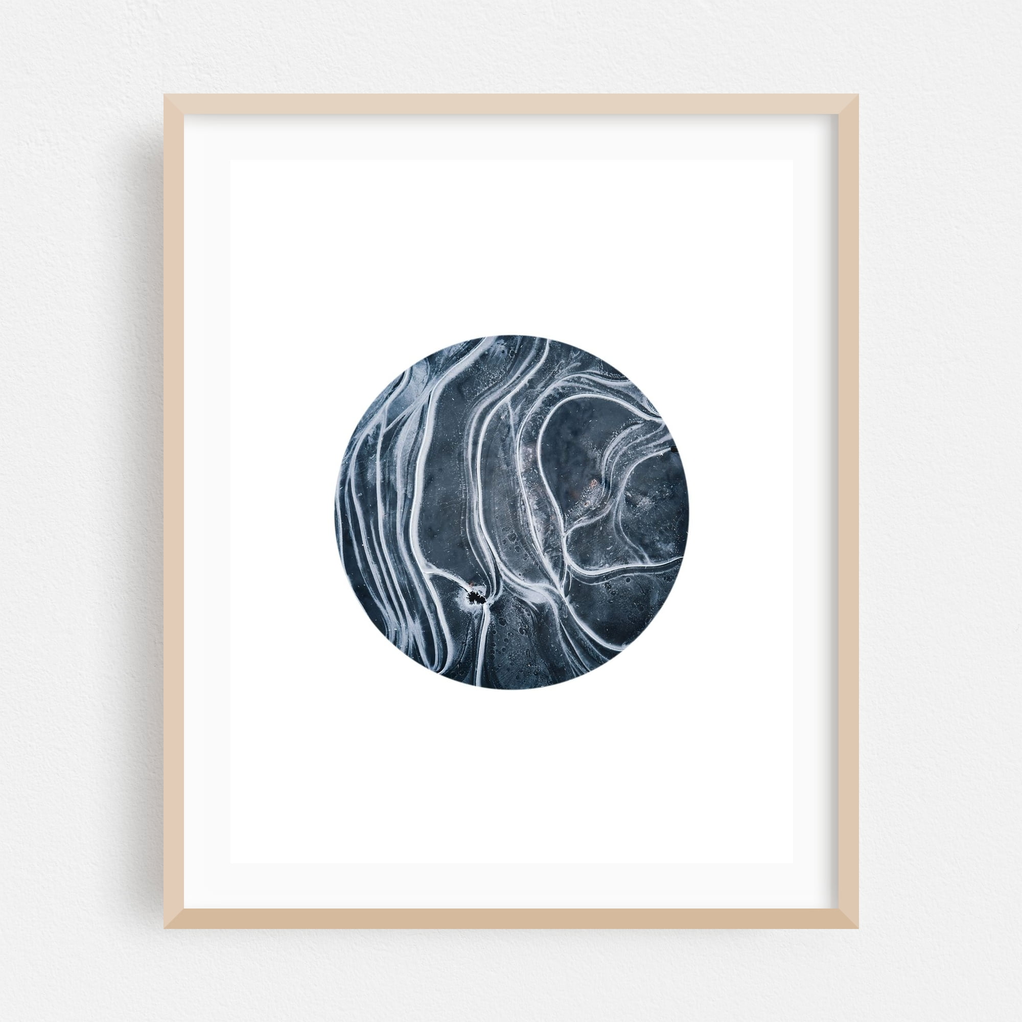 Entity Abstract, Black & White Scandinavian Texture Lines - Mixed Media ...