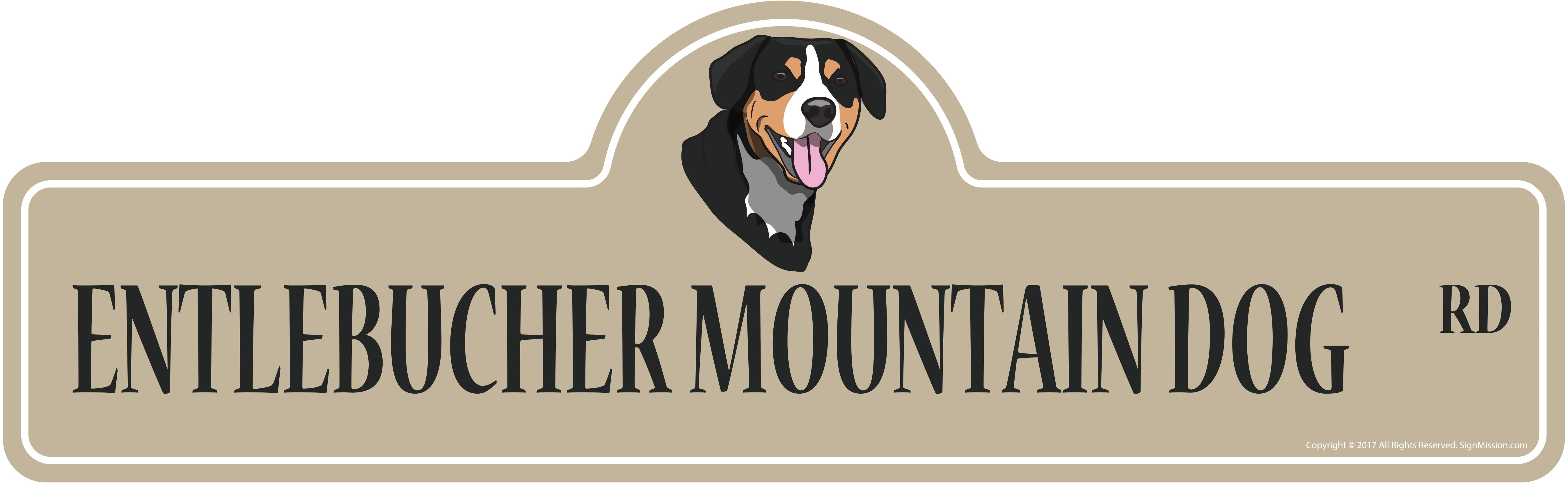 Entlebucher Mountain Dog Street Sign | Indoor/Outdoor | Dog Lover Funny ...