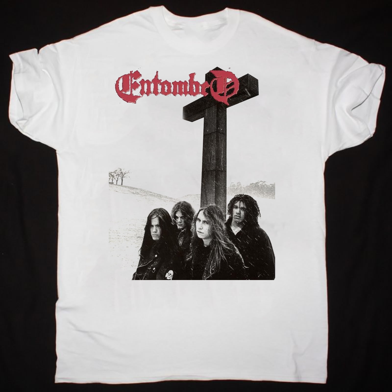 Entombed Band Gift For Family White T-Shirt Cotton All Size GS021 ...