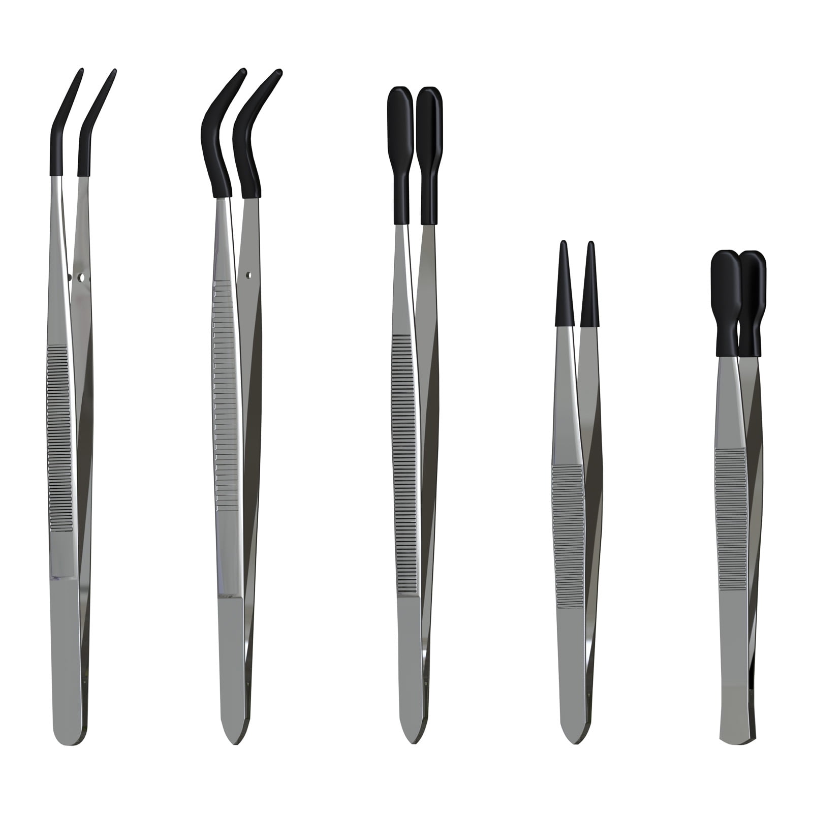Entomology Forceps Set (5-Piece) – Stainless Steel Precision Tweezers ...