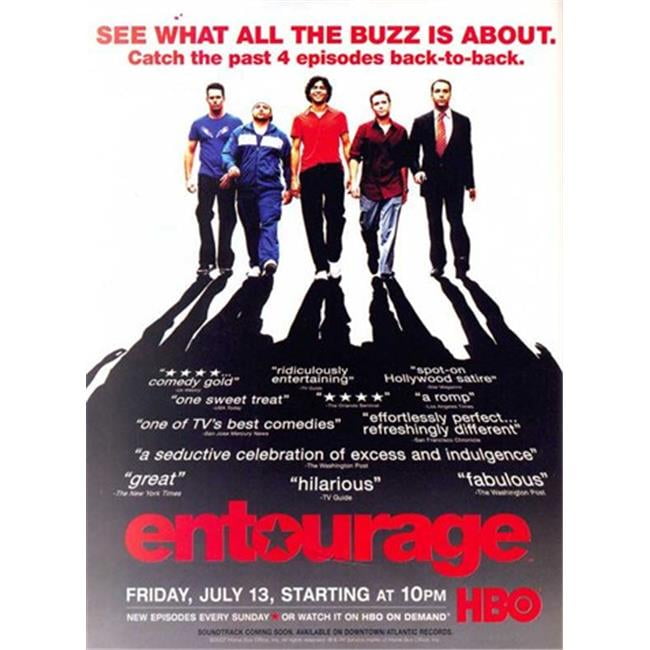 Entourage Style M Movie Poster - 11 x 17 in. - Walmart.com