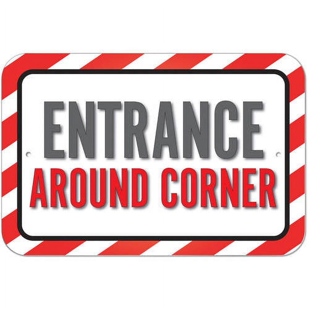 Entrance Around Corner Sign - Walmart.com