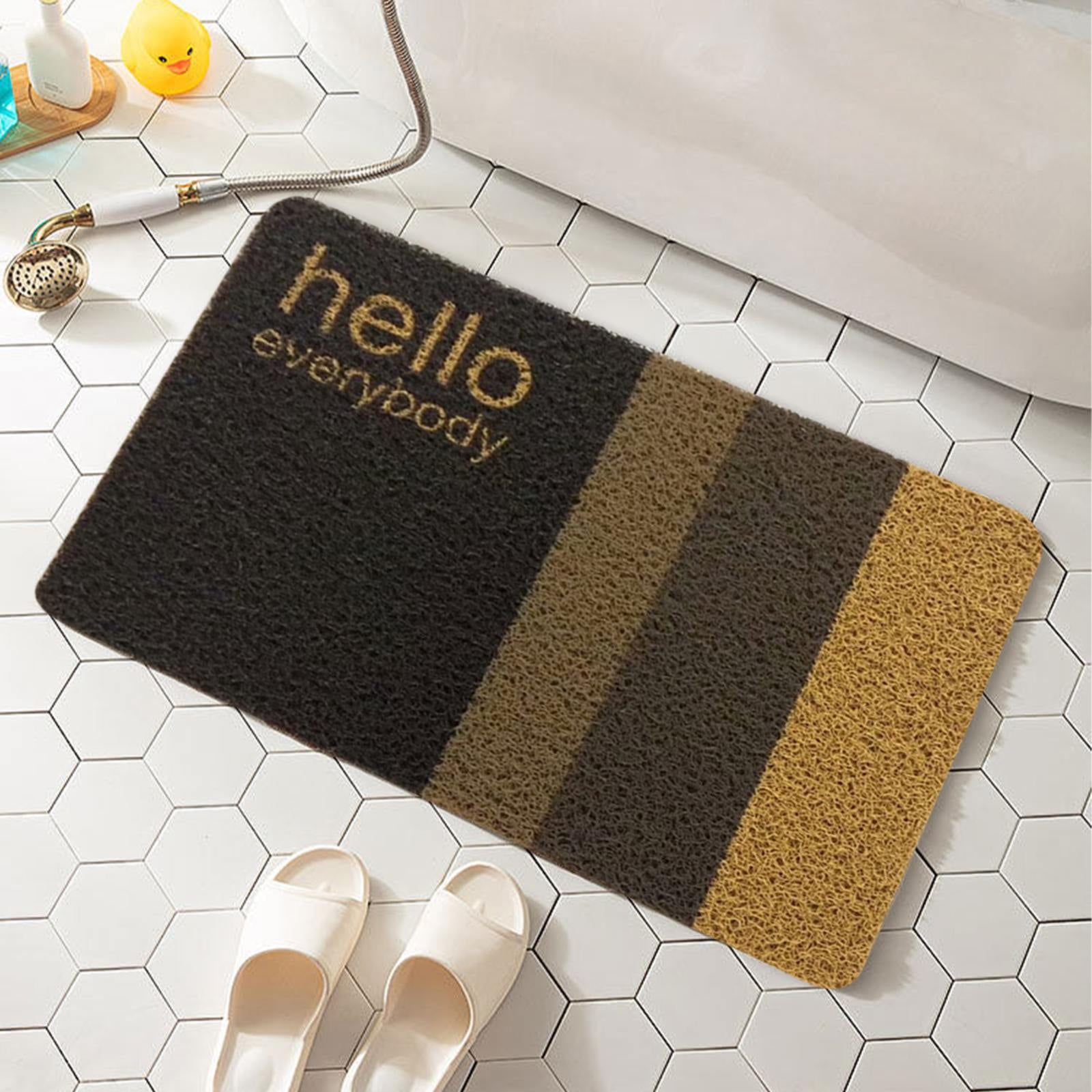 Entrance Door Mat Entrance Door Silk Ring Foot Mat toilet Anti Slip Pvc ...