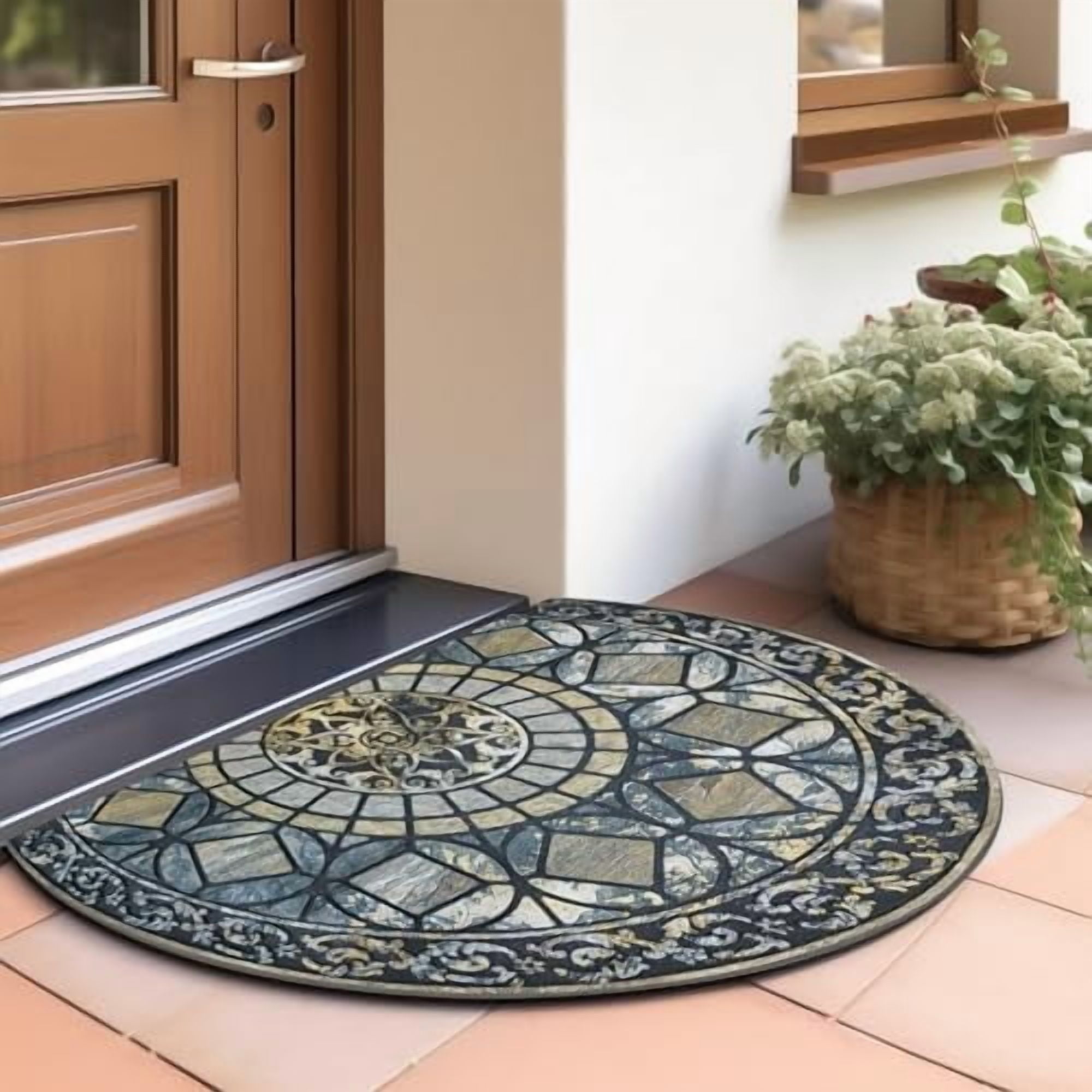 Entrance Door Mat Large 24 x 36 Inch Entry Way Doormat Front Door Rugs ...