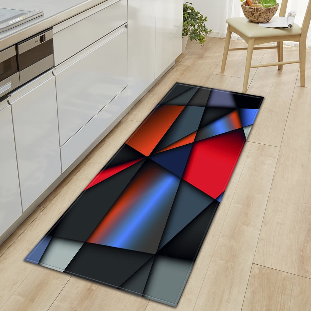 Entrance Doormat Custom Geometry Kitchen Mat Bedroom Living Room Floor ...