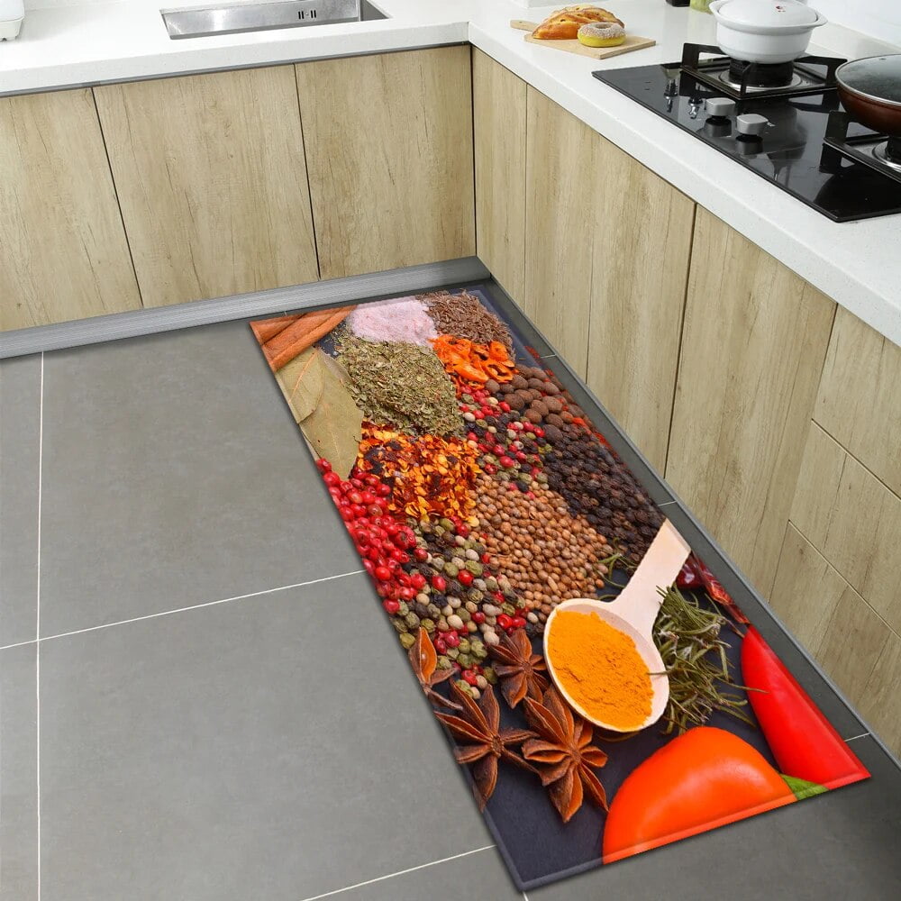 Entrance Doormat Kitchen Carpet Living Room Bedroom Decor Rugs Spices ...