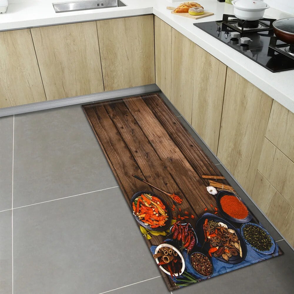Entrance Doormat Kitchen Carpet Living Room Bedroom Decor Rugs Spices ...