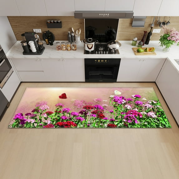 Entrance Doormat Kitchen Mat Bedroom Rug Home Hallway Bathroom Non-Slip ...