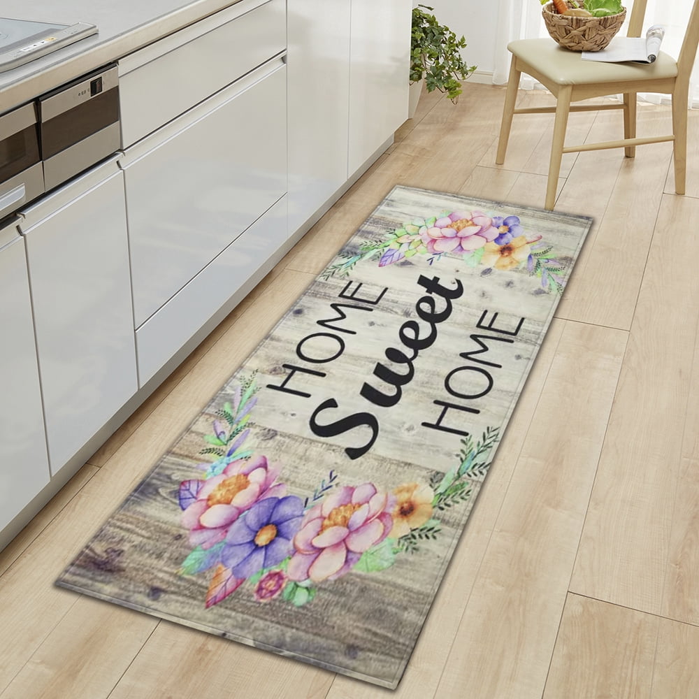 Entrance Doormat Kitchen Mat Hallway Wood Grain Bedroom Living Room ...