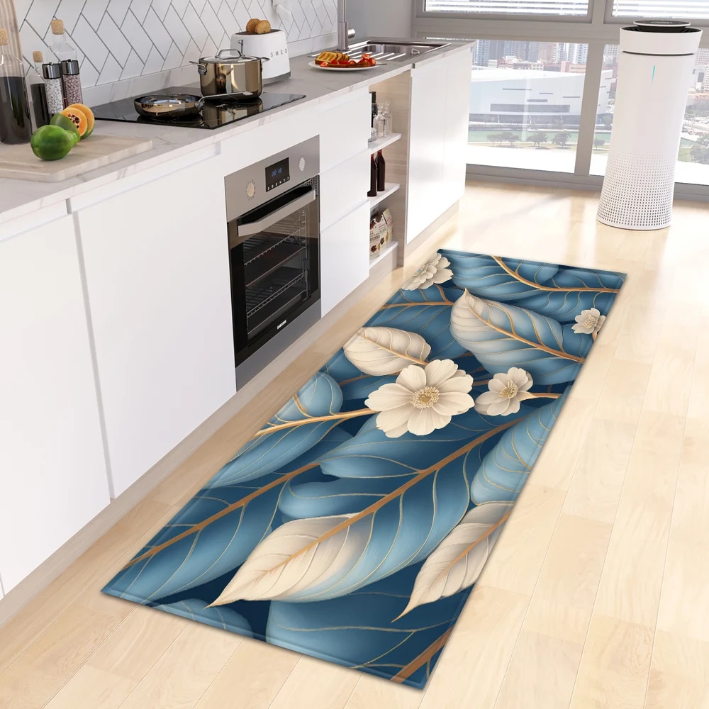 Entrance Doormat Kitchen Rug Modern Hallway House Bathroom Non-Slip ...