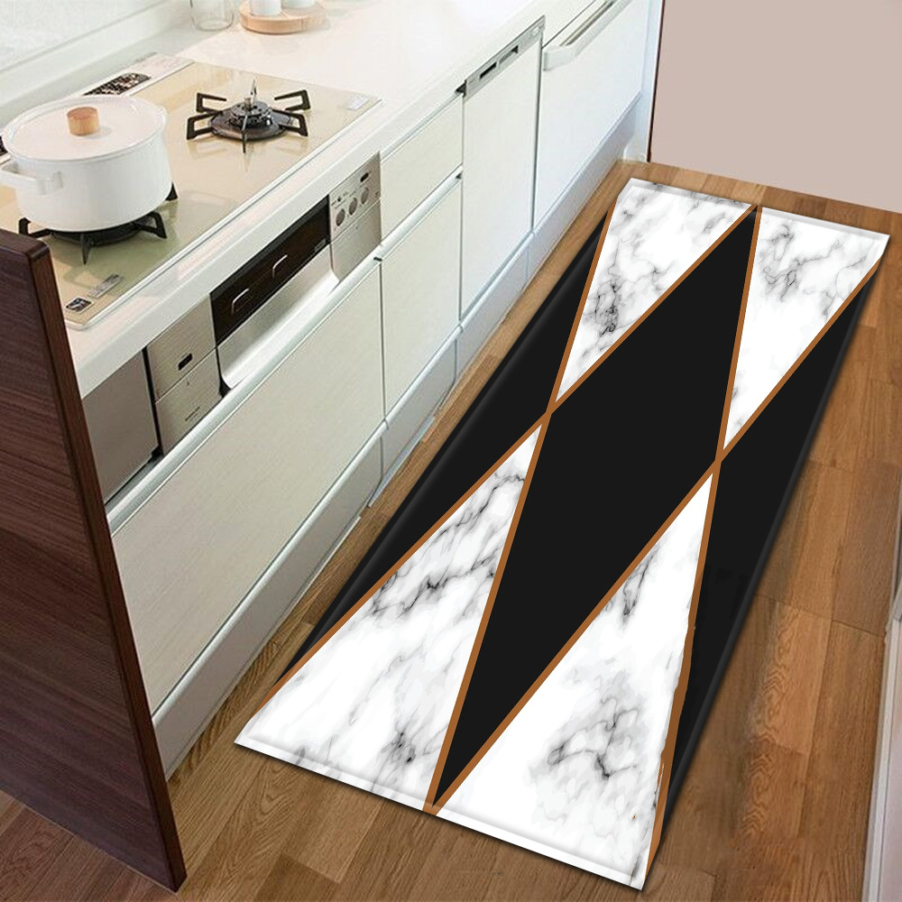Entrance Doormat Nordic Kitchen Mat Home Decor Bedroom Carpet Bath Anti ...