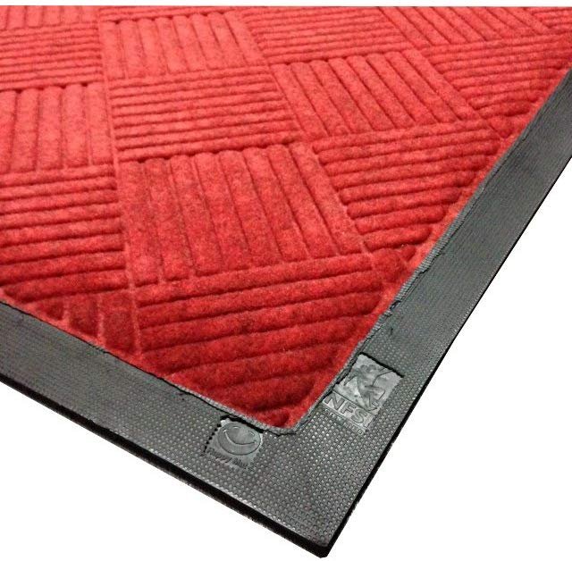 Entrance Floor Mat, Diamond Design Red, 3x10 Ft - Walmart.com