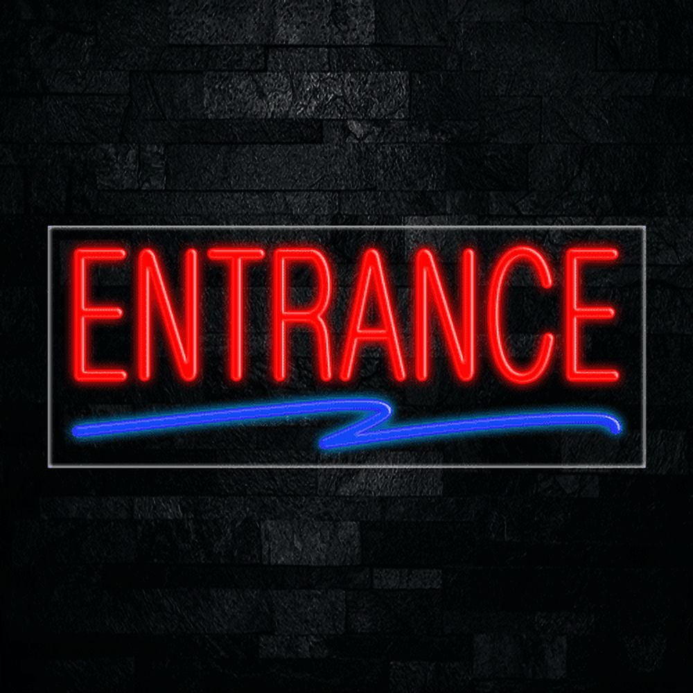 Entrance-LED Neon Sign 30"L x 12"H #30232 - Walmart.com