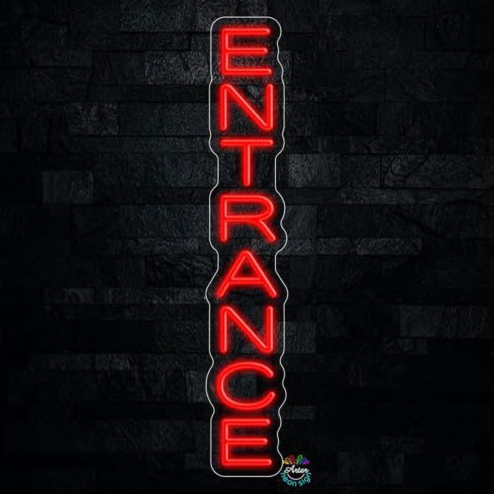 Entrance LED Neon Sign 5"L x 27"H #32242 - Walmart.com