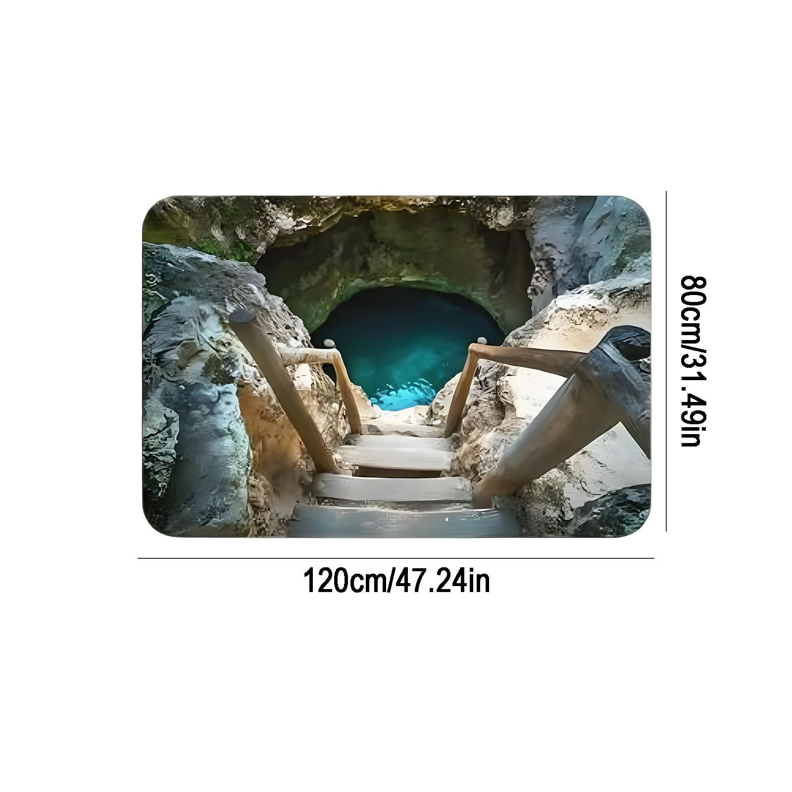 Entrance Rug, 3D Stereoscopic Doormat, Crystal P Floor Mat, Dirt ...