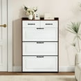 Entrance Shoe Storage Unit | 3 Flip - Drawers with 2 Layers, in Living ...