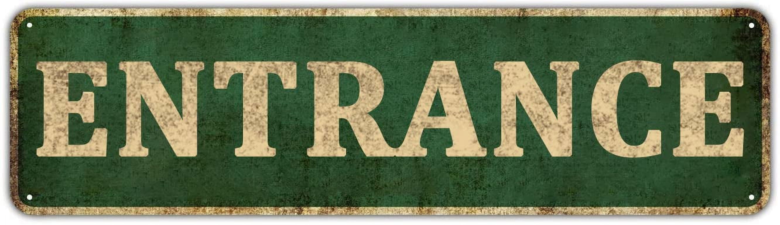 Entrance Sign - Enter Here Sign - Entry Door Sign - Private Entrance ...