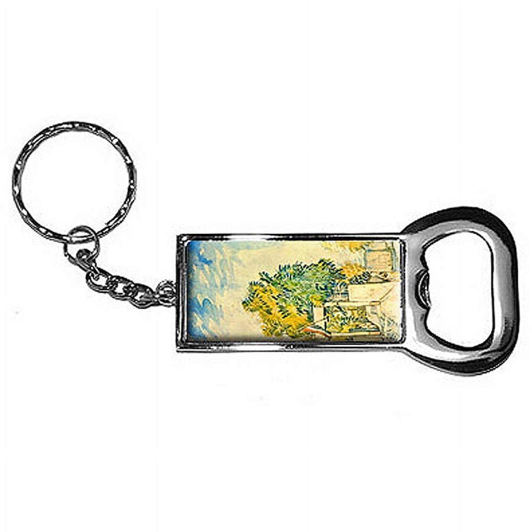 Entrance To The Moulin De La Galette By Vincent Van Gogh Keychain Key ...