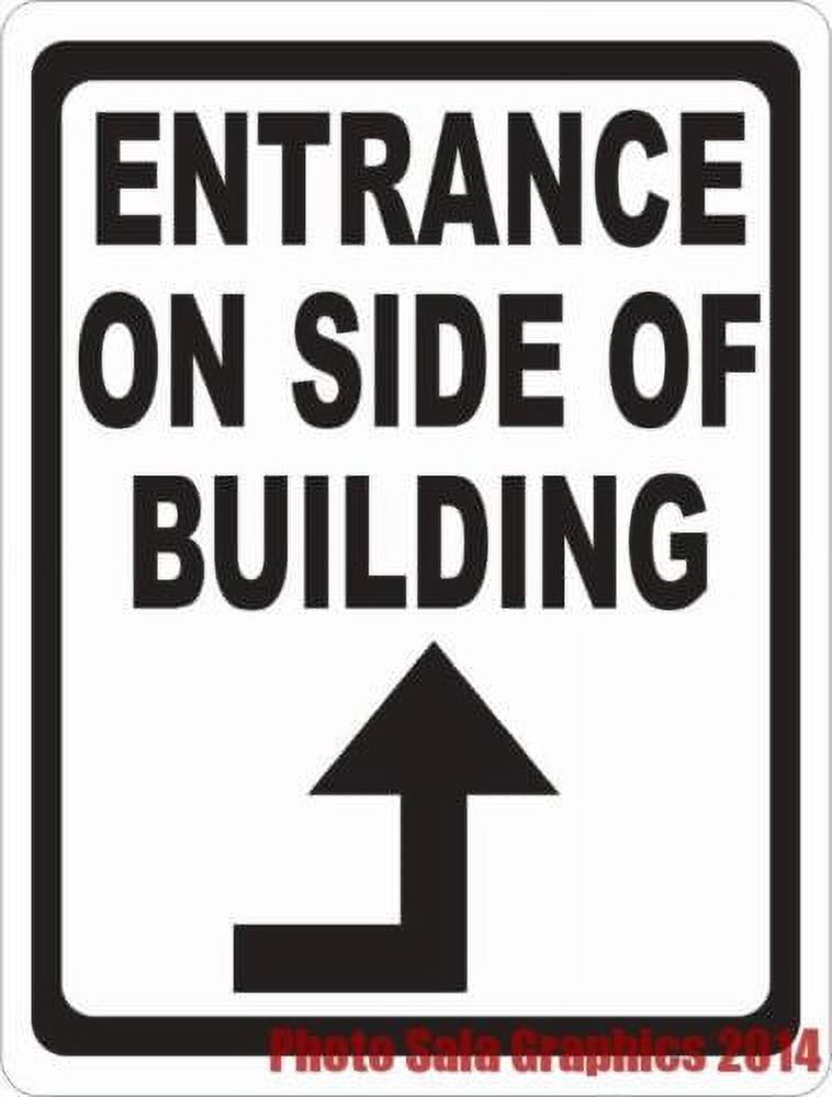 Entrance on Side of Building Sign - Walmart.com