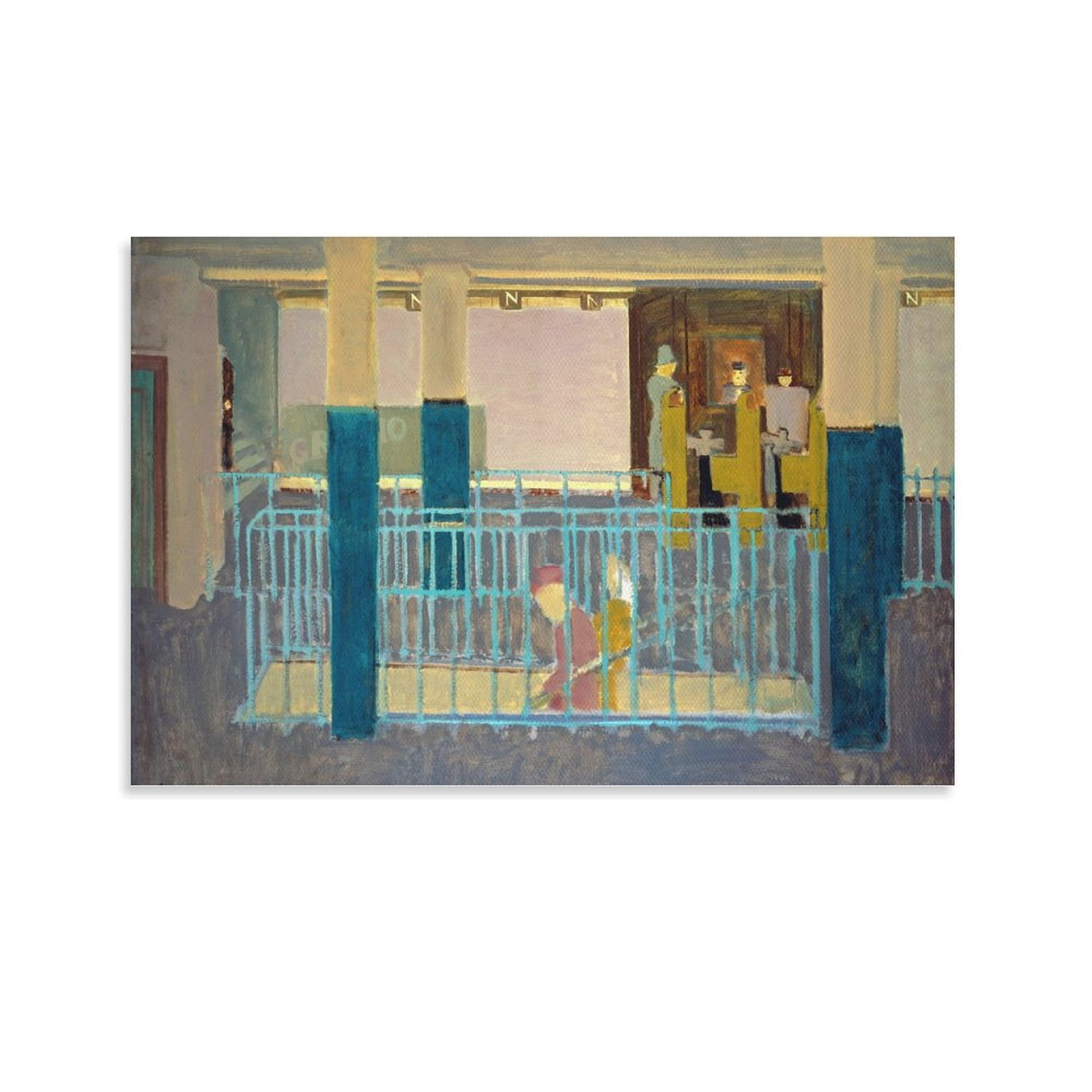 Entrance to Subway by Mark Rothko Painting Poster Poster Decorative ...