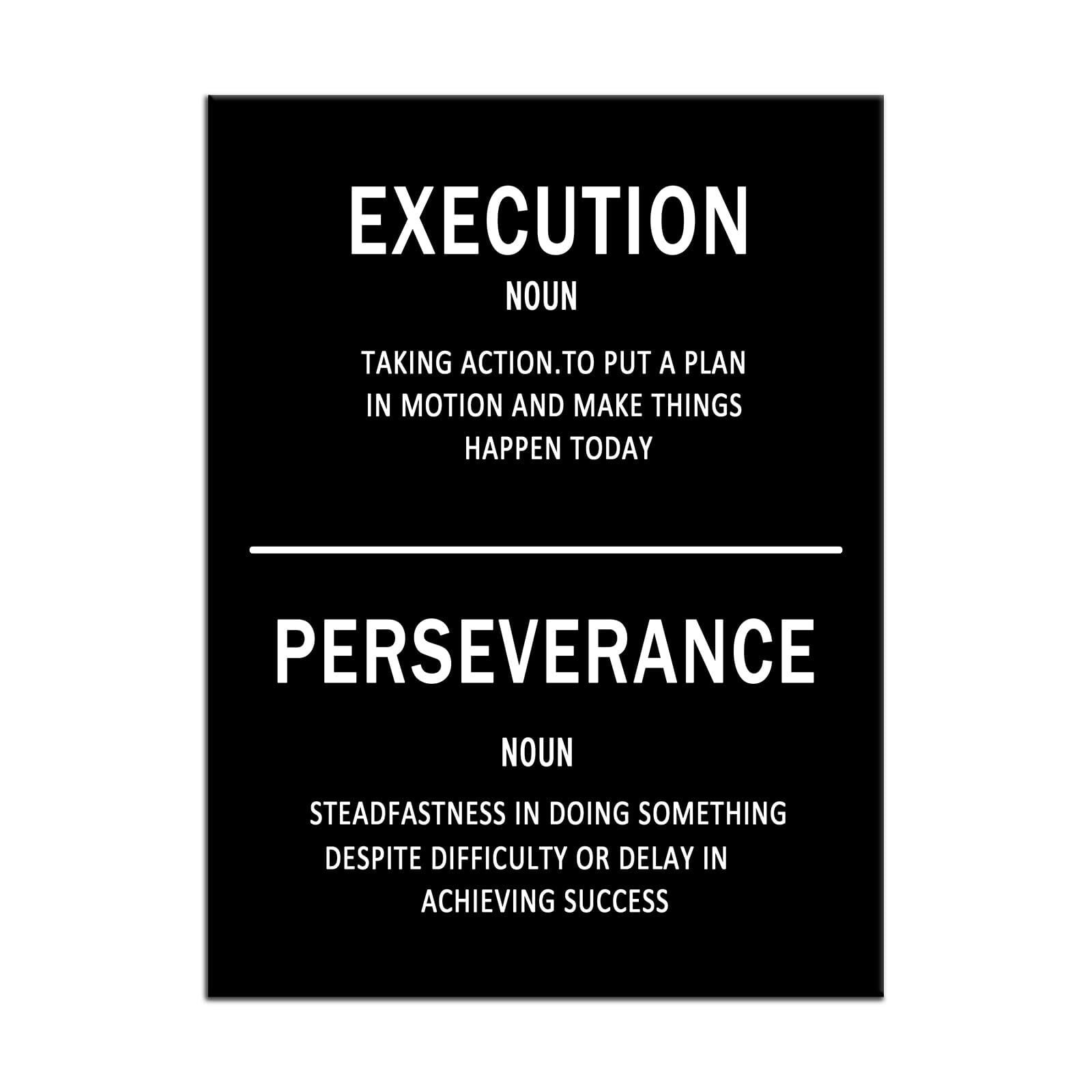 Entrepreneur Motivational Canvas Wall Art Inspirational Quotes ...