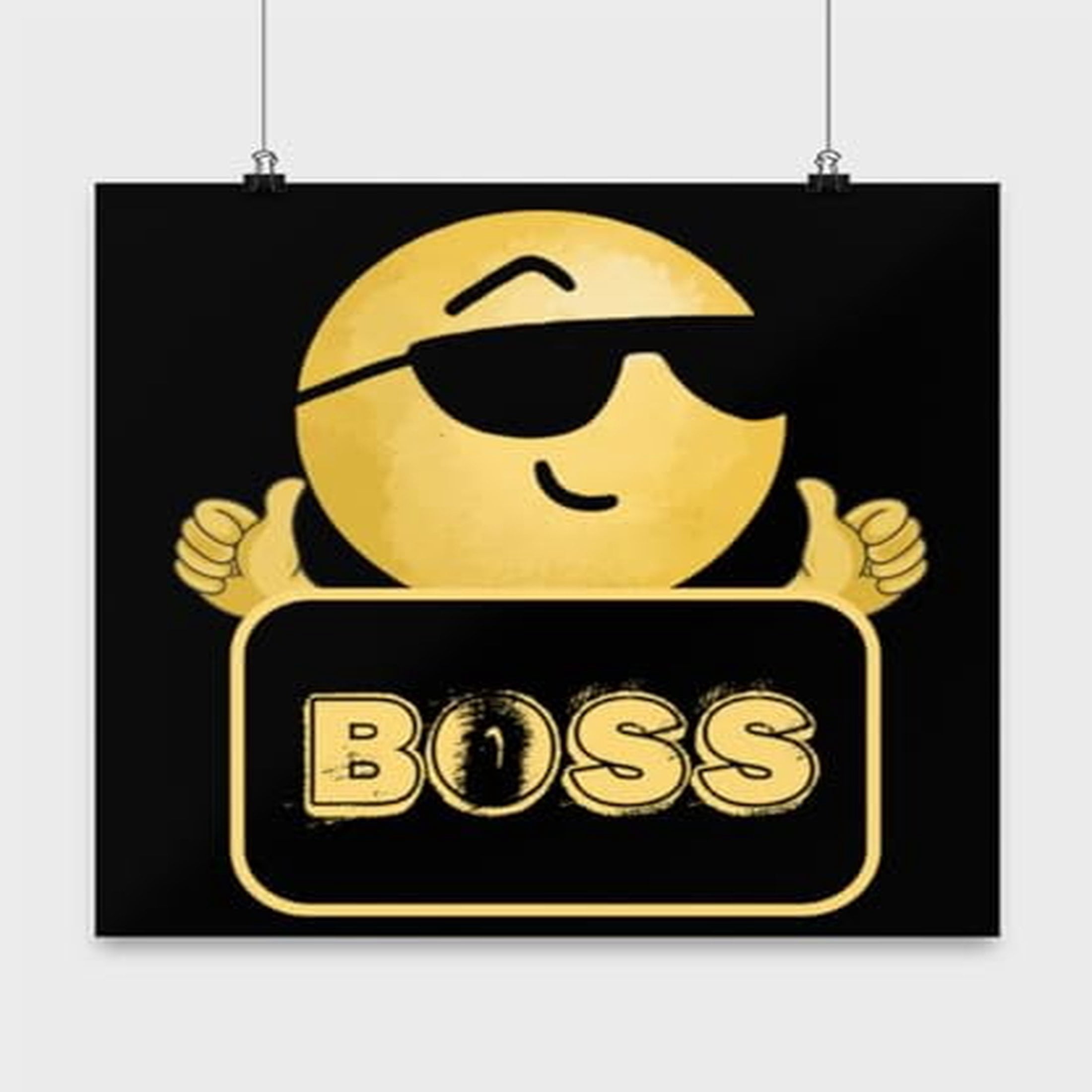 Entrepreneur Wall Art - Boss Figures - 13x13 Poster Print - Office ...