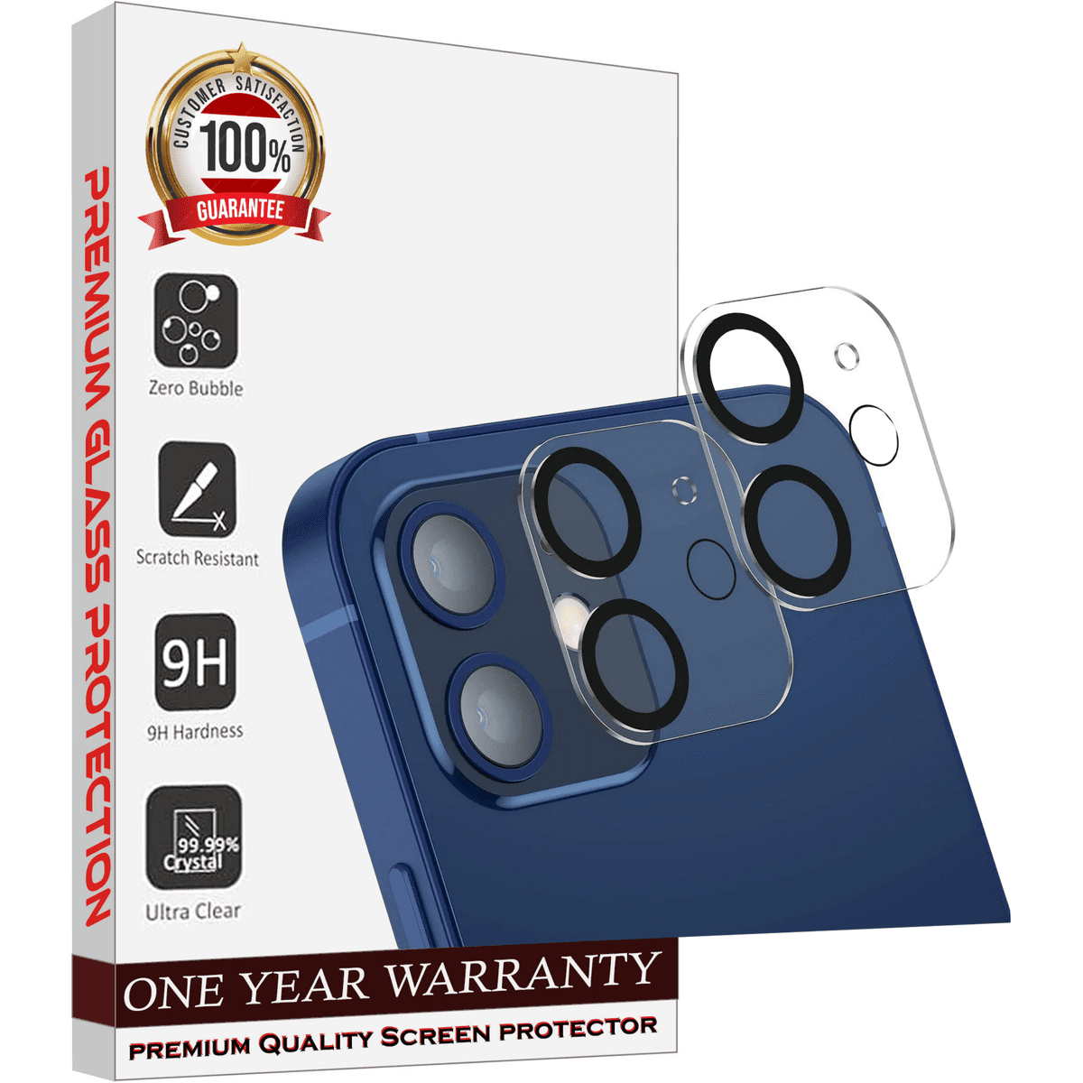 Entronix Clear Camera Lens Protector Compatible with iPhone 11 - 2 Pack ...