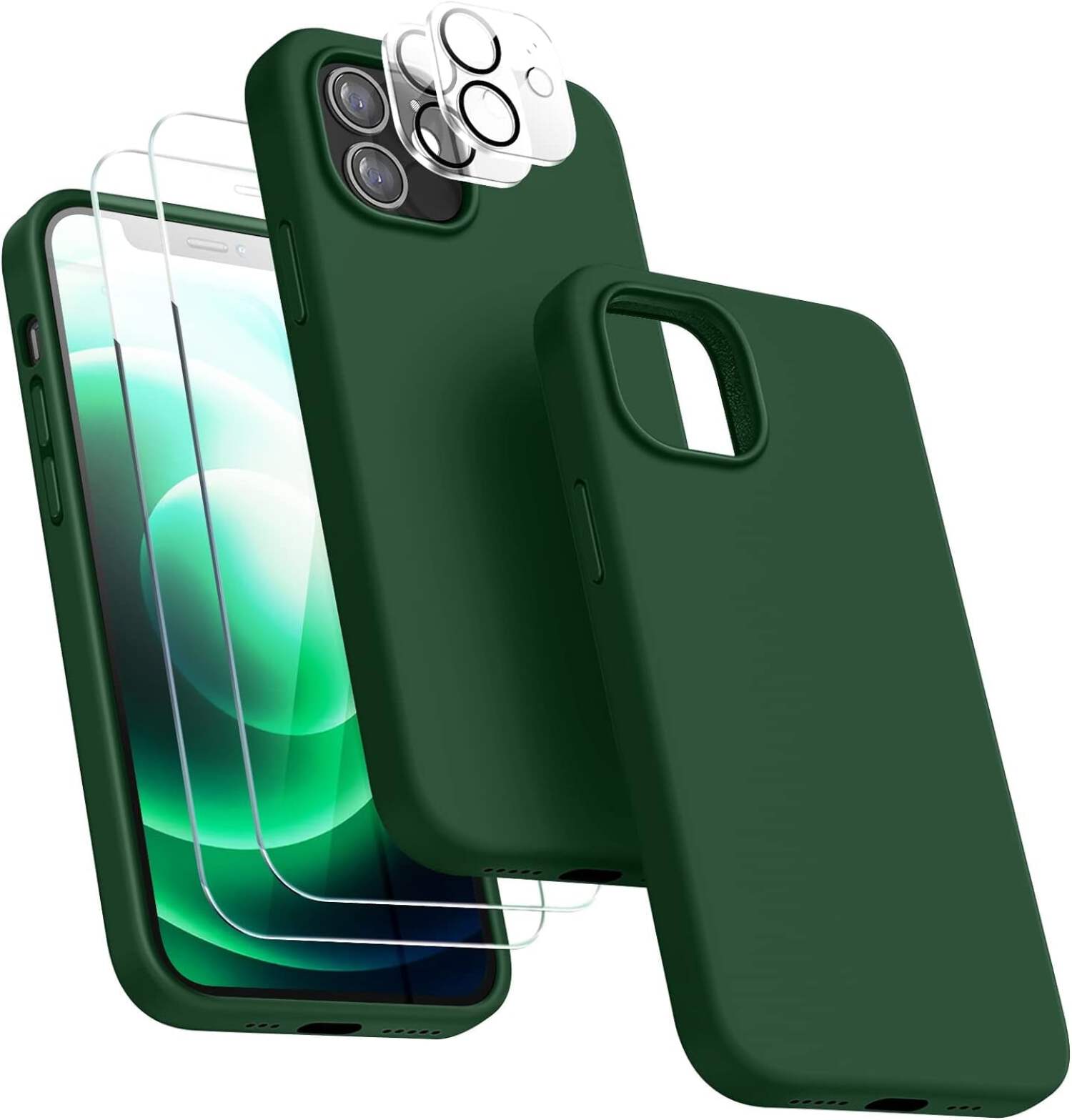 Entronix Case Compatible with iPhone 12 Mini 5-in-1 Bundle - Liquid ...