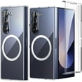 Entronix Case for Samsung Galaxy Z Fold 6 Clear Magnetic Case, [Yellow ...