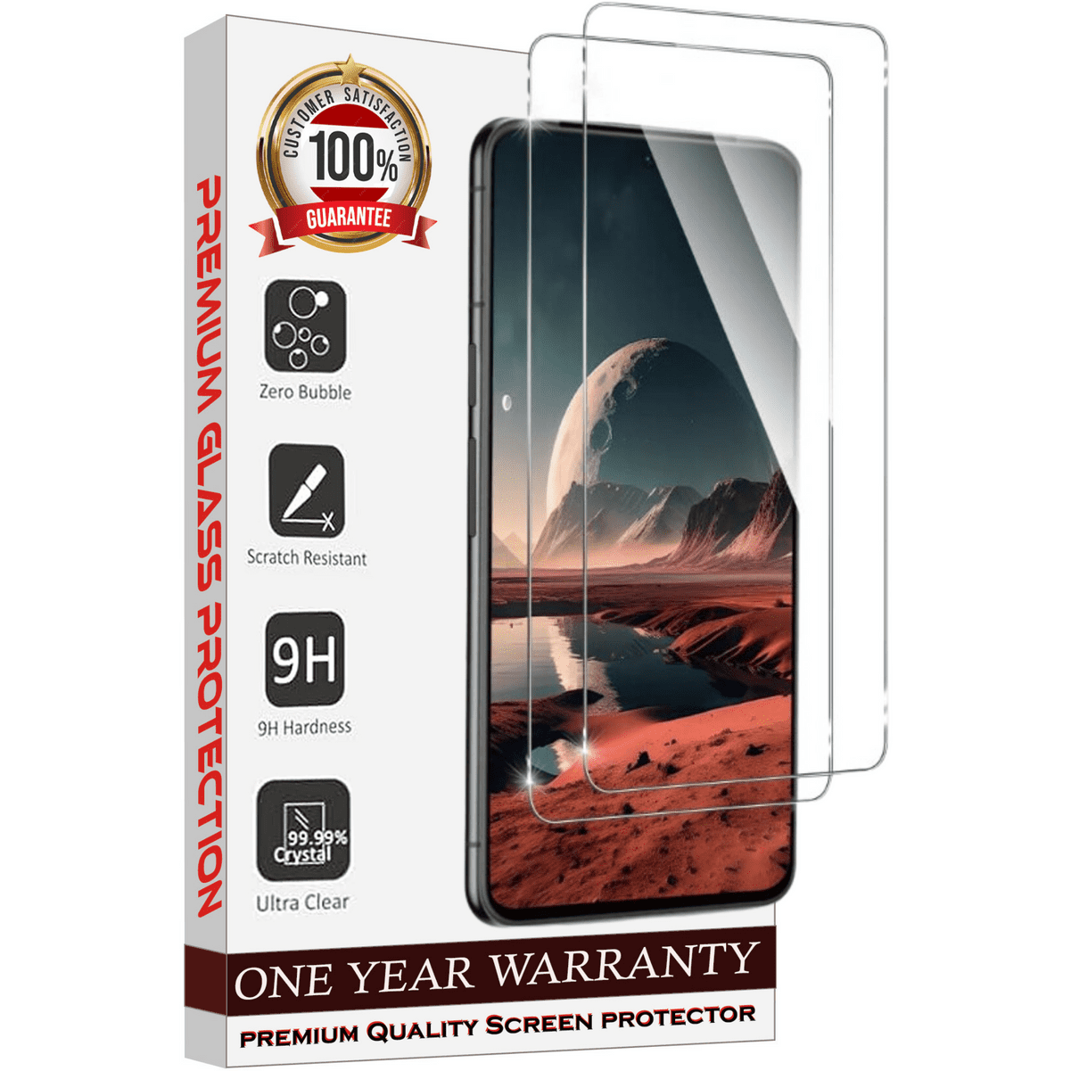 Entronix Clear Screen Protector Compatible with Galaxy A10 Glass, 2 ...