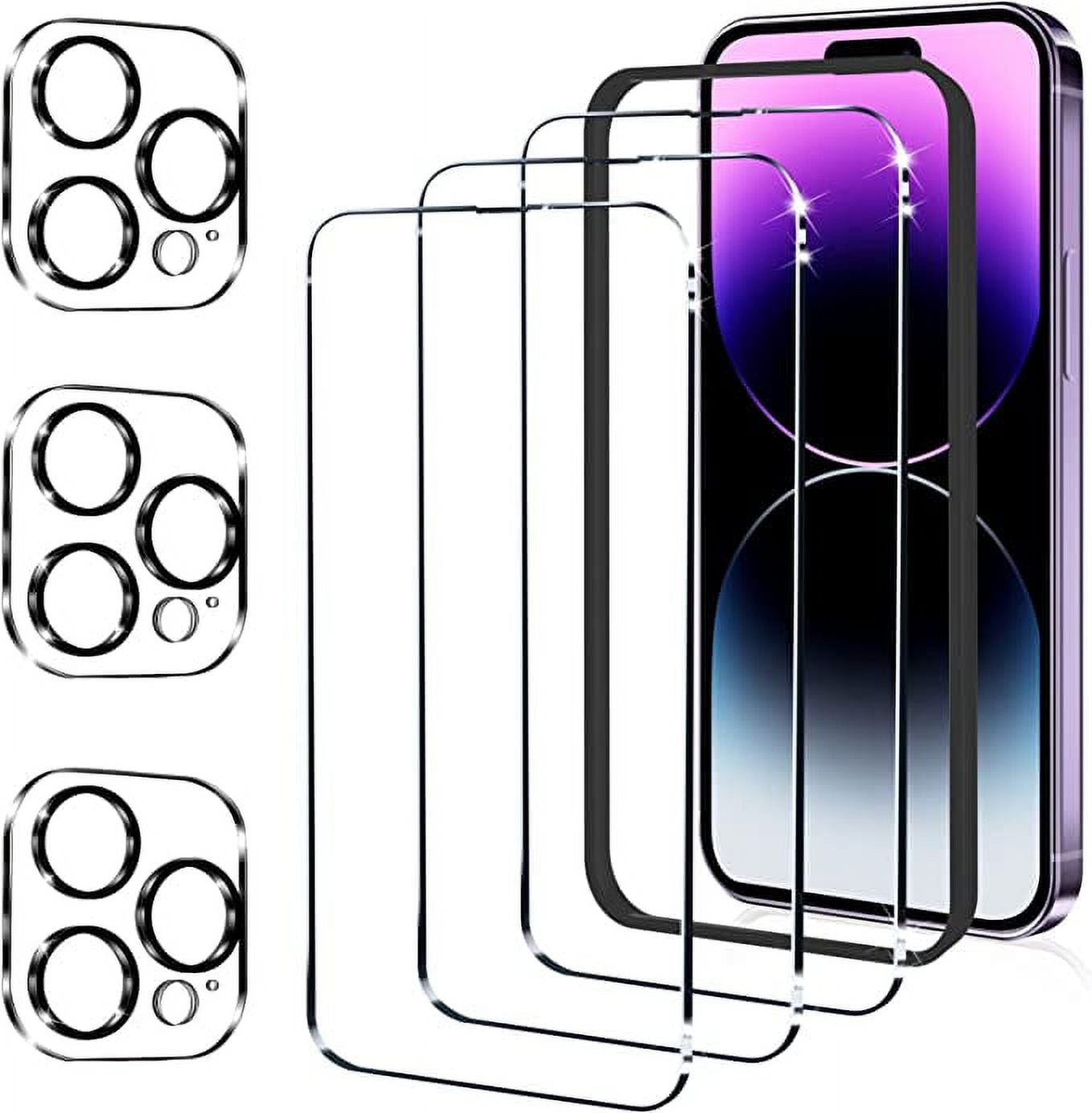 Entronix Clear Tempered Glass Screen Protector for iPhone 14 Pro, Ultra ...