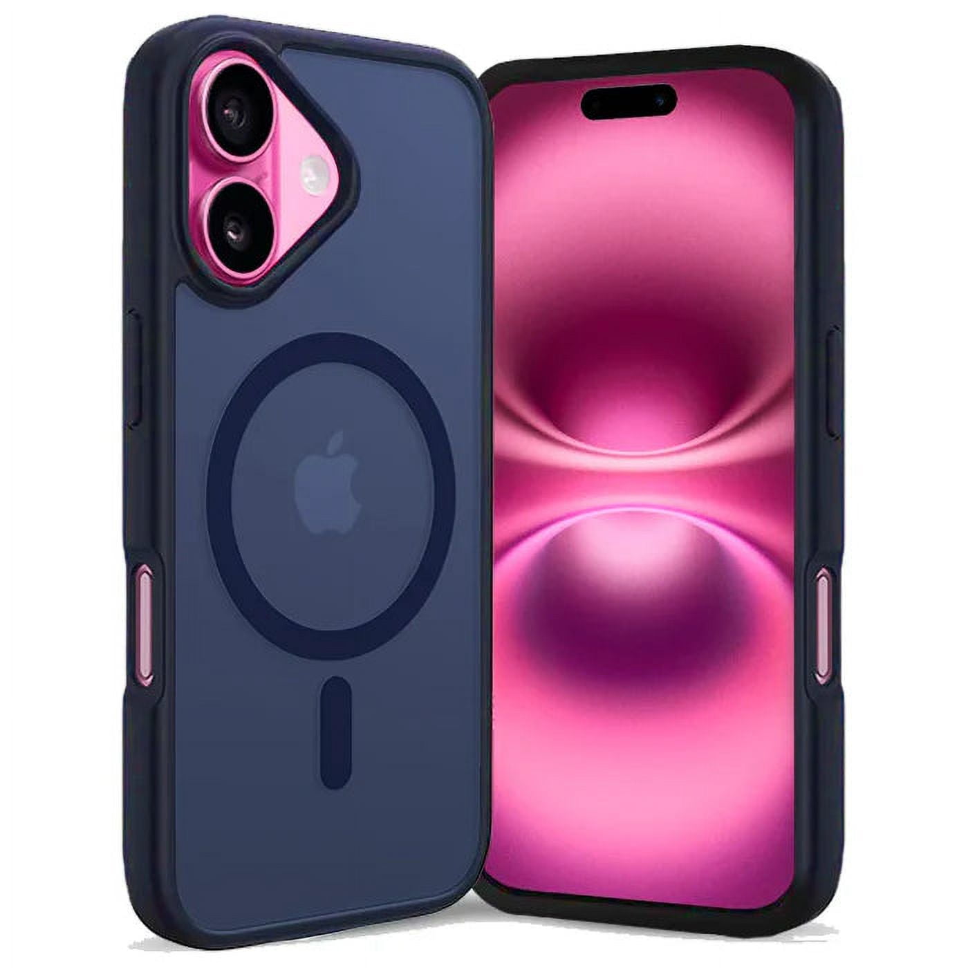 Entronix Compatible with iPhone 16 [Magnetic-Compatible] Case - Translucent Matte, - Walmart.com