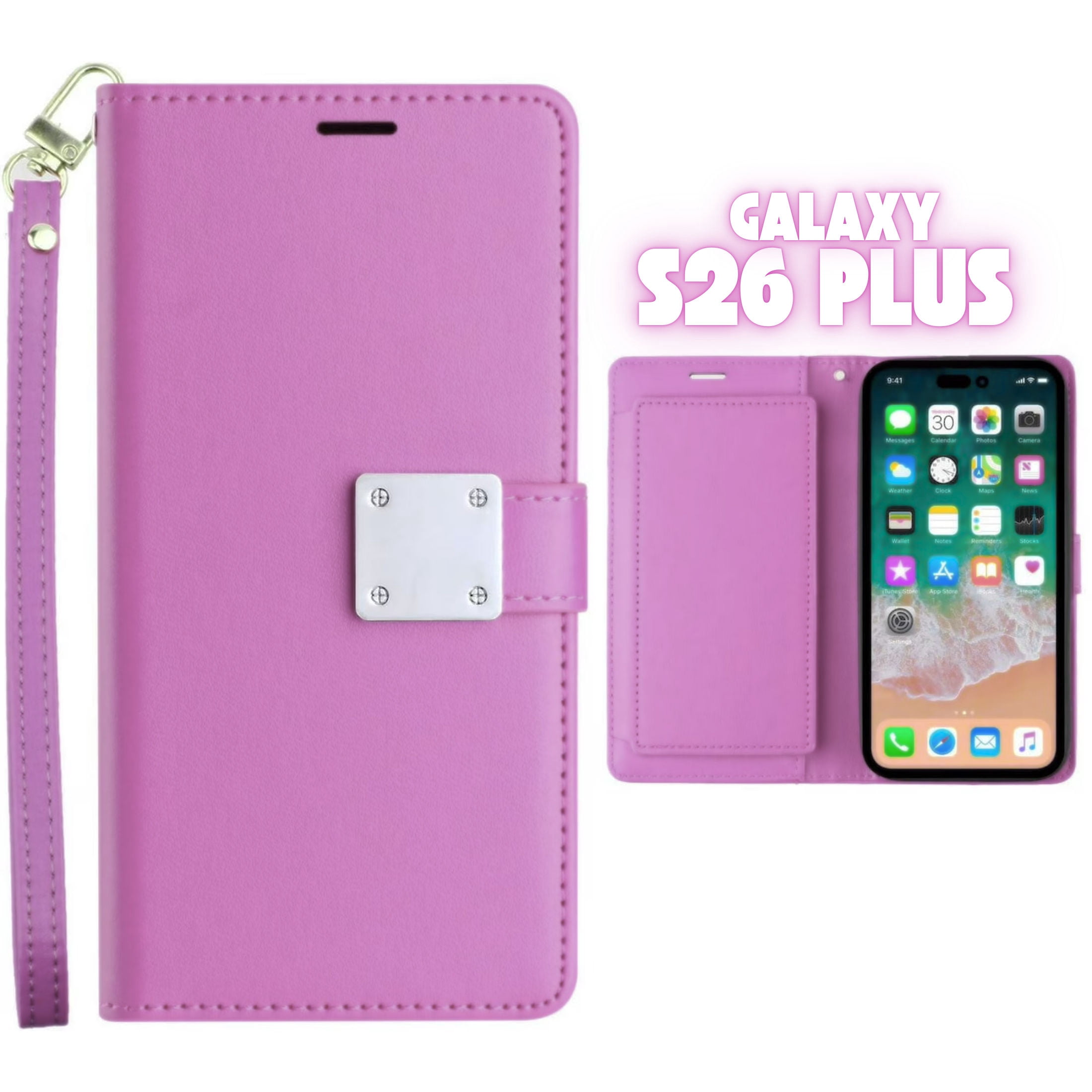 Entronix Foldable Case Compatible with Galaxy S26 Plus, Book Wallet ...