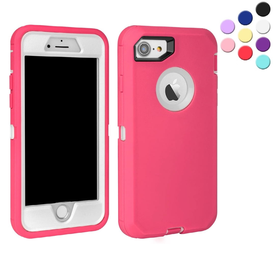 Entronix Heavy Duty Case Designed For iPhone 7 & iPhone 8 - Pink {3 ...