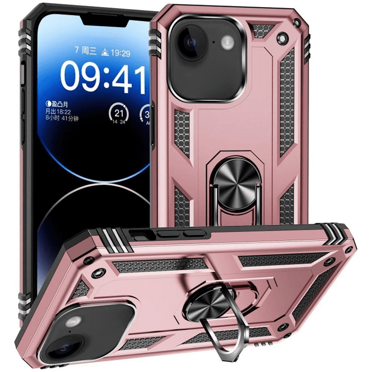Entronix Heavy Duty Case Designed for iPhone 16e, Rotating Ring ...