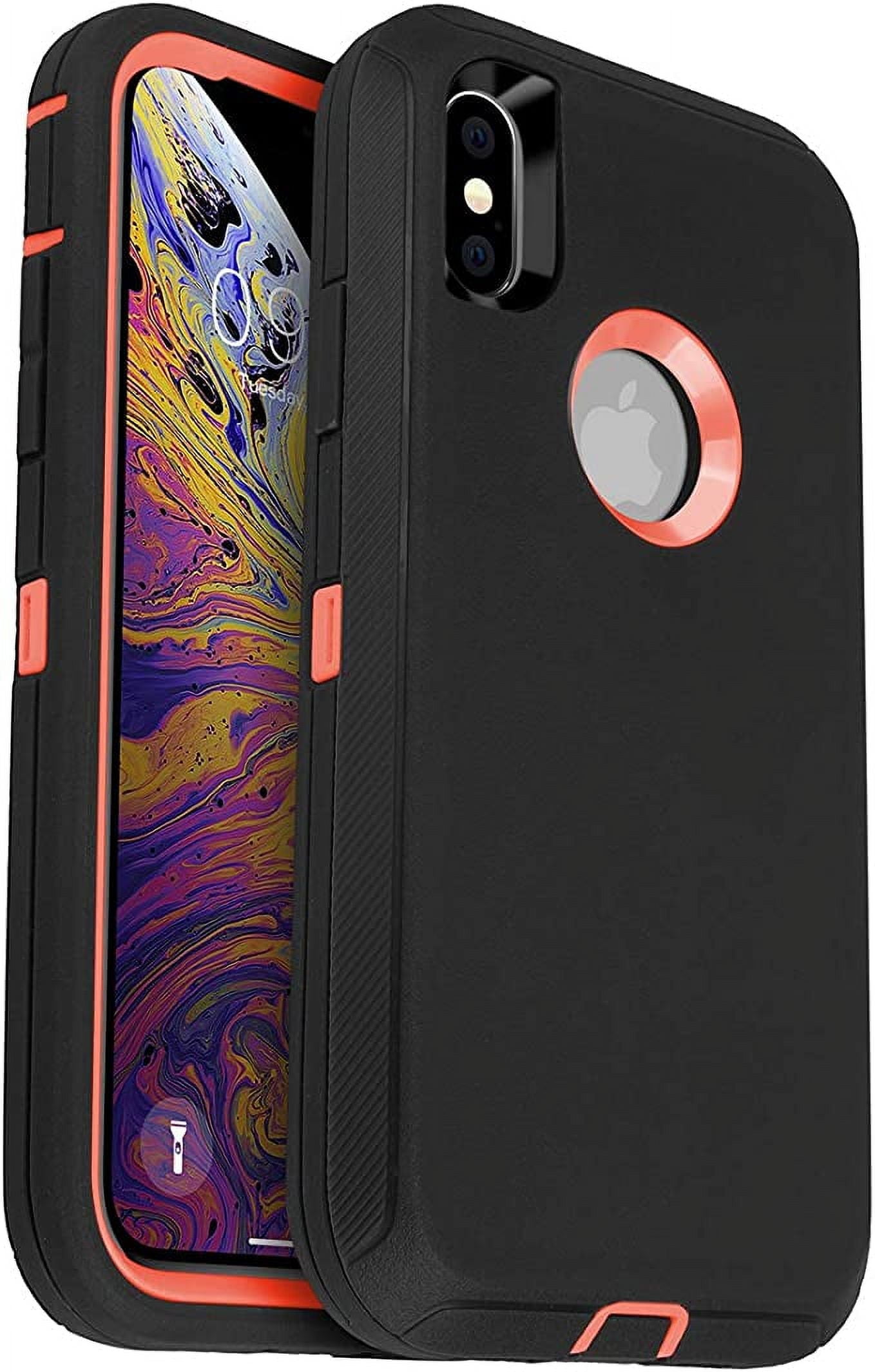 Entronix iPhone Xs Full Body Heavy Duty Case - Hard Outer, Shock Proof ...