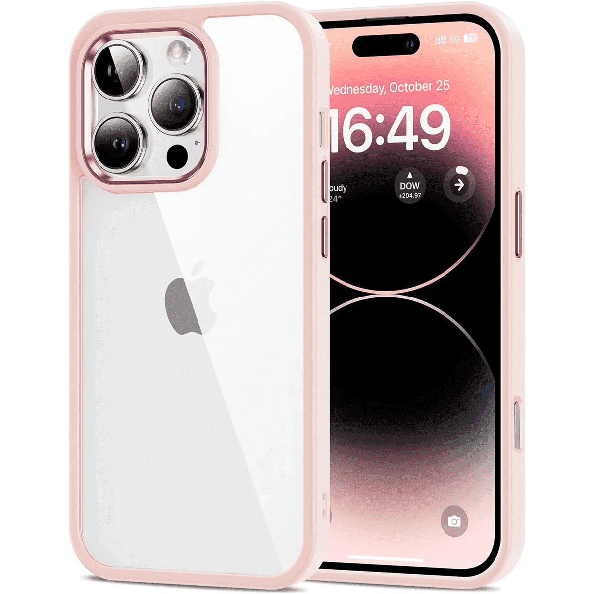 Entronix Impact-Resistant Clear Case for iPhone 16 Pro Max, Anti-Drop ...