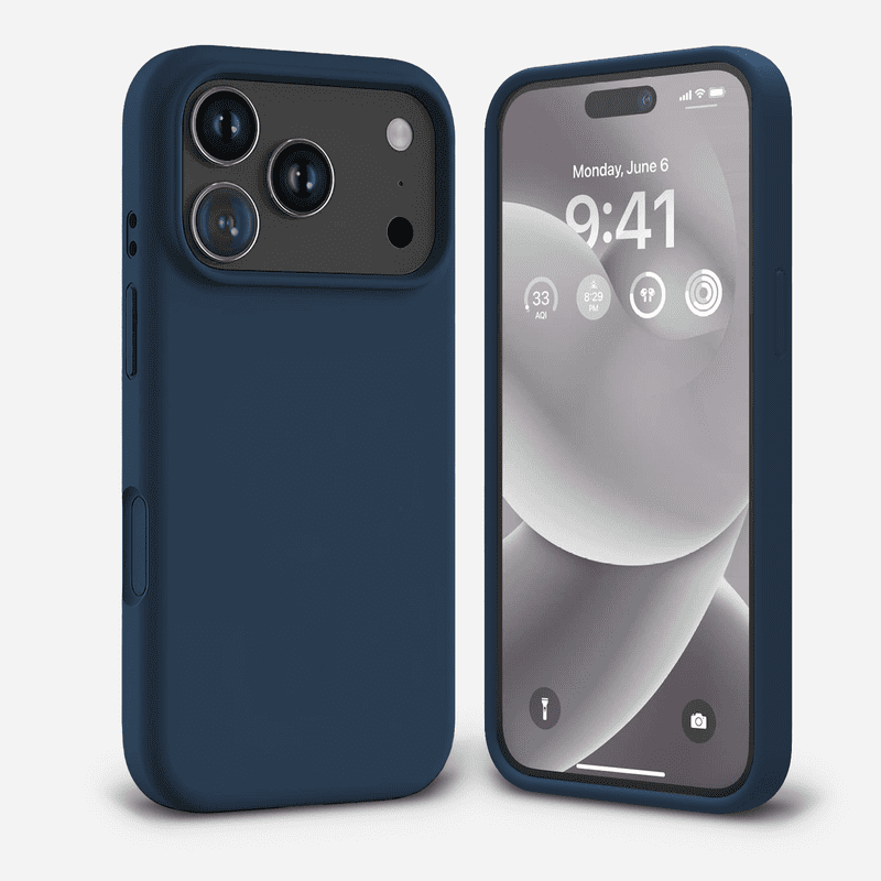 Entronix Liquid Silicone Case for iPhone 17 Pro – Soft Protective Cover ...