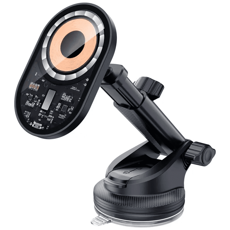 Entronix [Magnetic] Car Mount – Wireless Charging Holder, Suction Cup ...