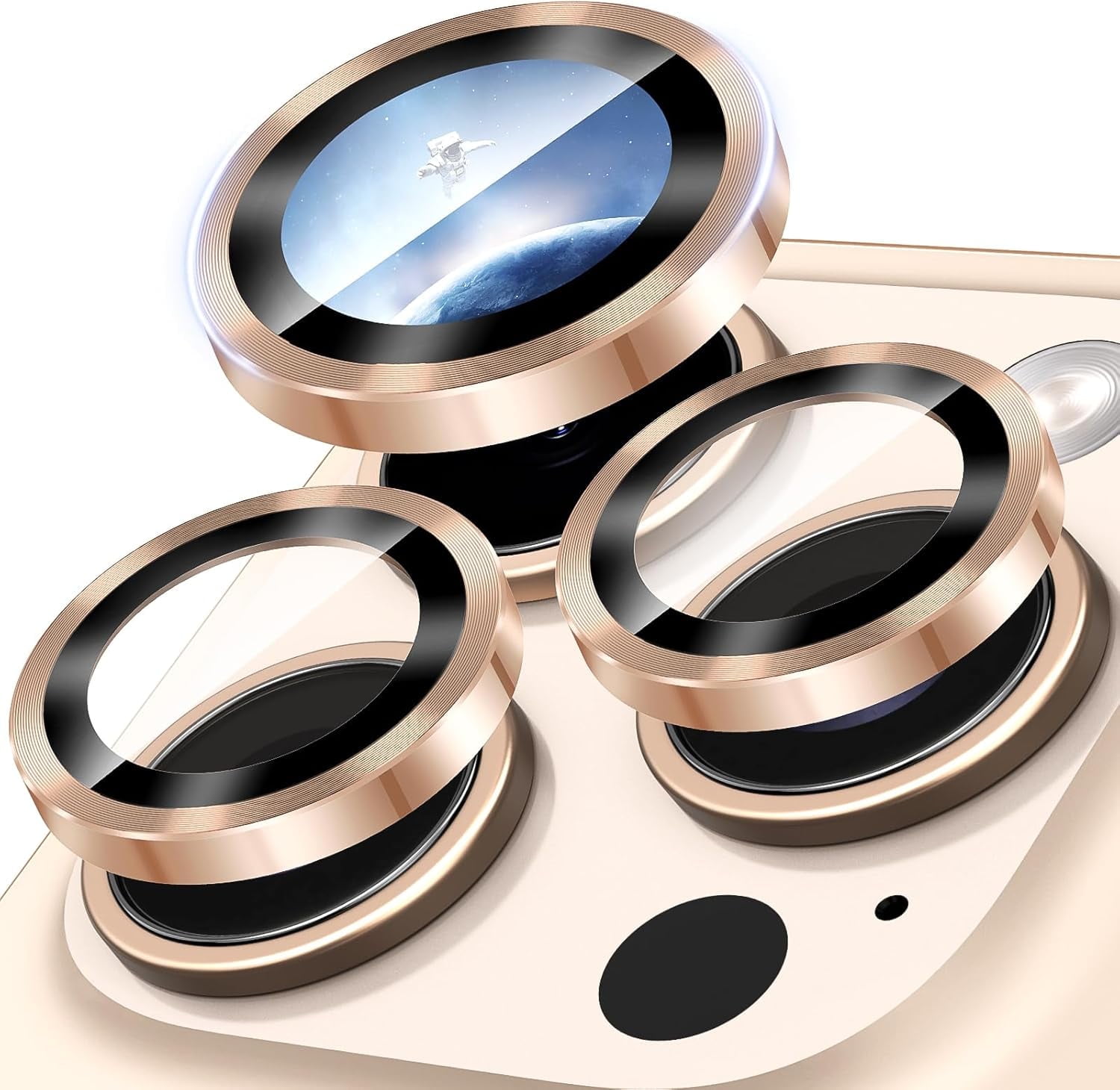 Entronix Metal Camera Lens Cover for iPhone 16 Pro Max, HD Tempered ...